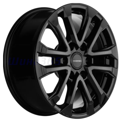 Литой колесный диск Khomen Wheels KHW1805 (Mazda BT50) 7,5x18/6x139,7 ET45 D93,1 Black