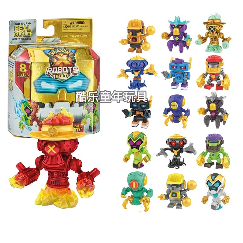 Treasure X Gold Treasure Чужой копает сокровище Анатомия Остров черепа вампира Слепая коробка, мальчик, игрушка