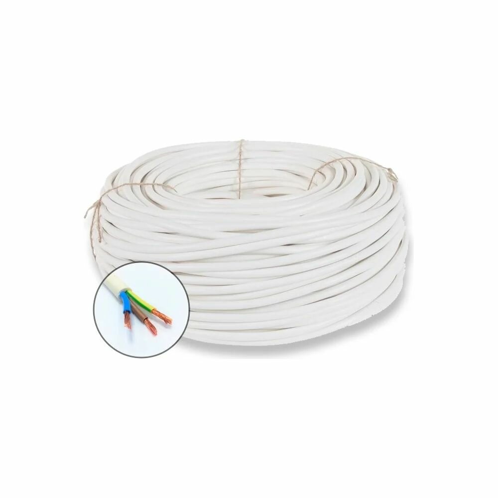 Бытовой провод проводник пвс 3x2.5 мм2, 1м OZ70423L1