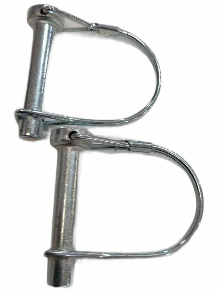 Стопор (шплинт) колеса к мотоблоку (2 шт.) (анодированный) D-10 мм L 50 мм, 010129