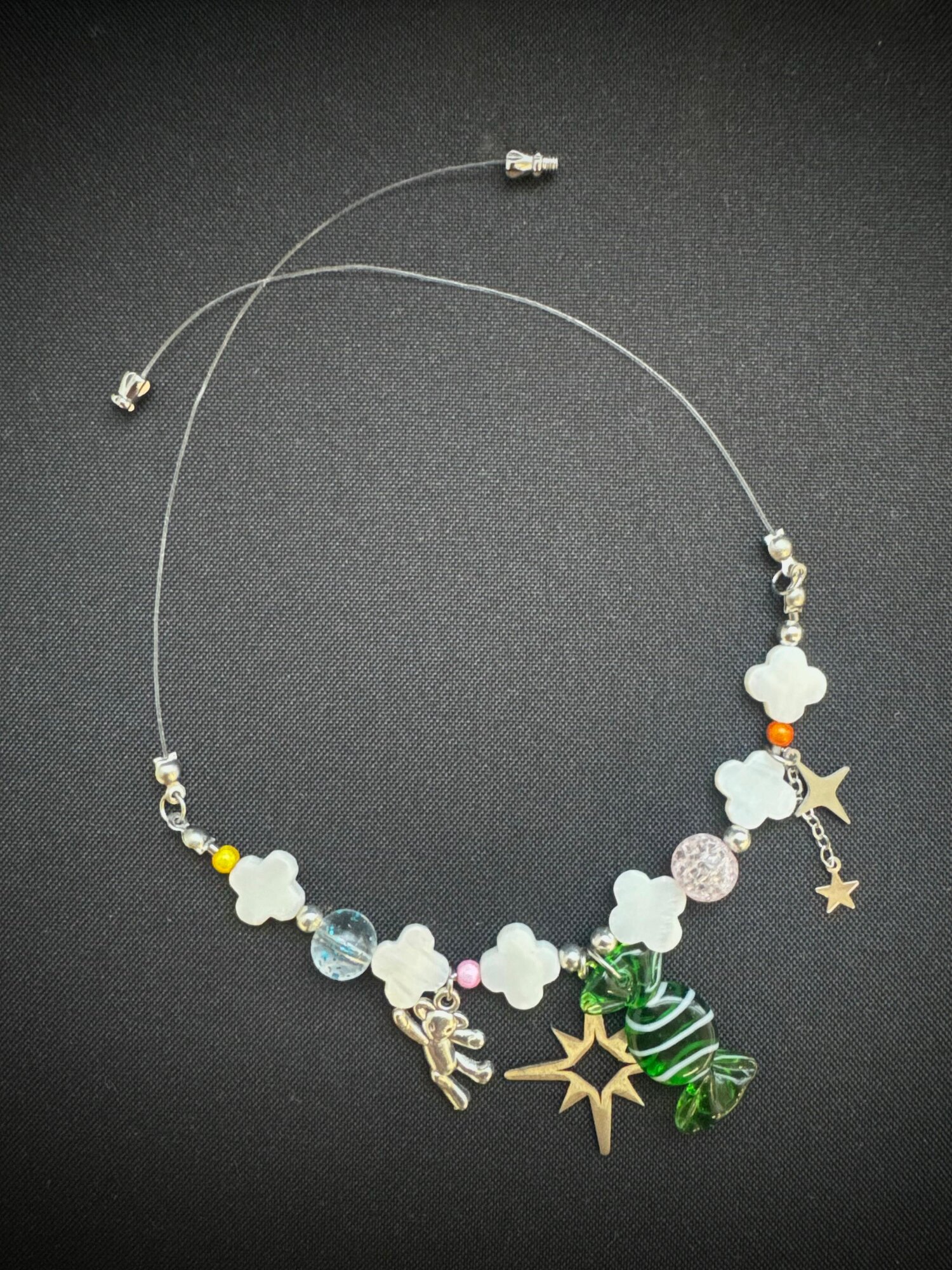 Чокер, металл, ракушка