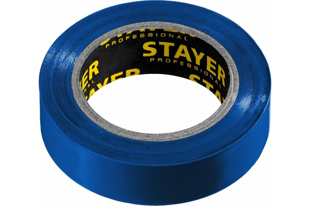 Изолента ПВХ STAYER Protect-10, не поддерживает горение, 10м (0,13х15 мм), синий {12291-B}