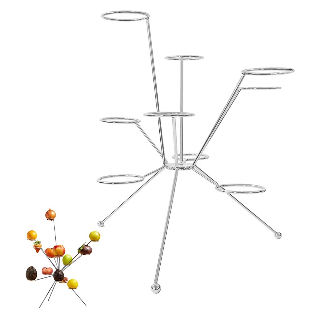 Взрывающаяся ваза для фруктов, Фонтаны на обеденном столе, Креативная подставка для фруктов из нержавеющей стали, Художественная плавающая подставка для фруктов, Многоуровневая подставка для фруктов для декора кухонного обеденного стола