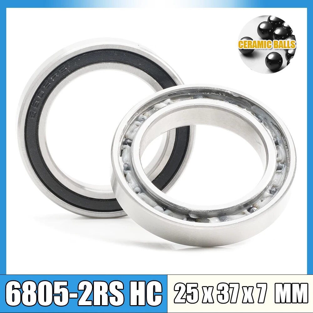 2 шт. 24377RS 163110RS 173110RS 6805RS 6806RS MR2437RS 24378RS R12-2RS 2RS подшипники каретки запасные части для шоссейного велосипеда MTB 6805RS HC