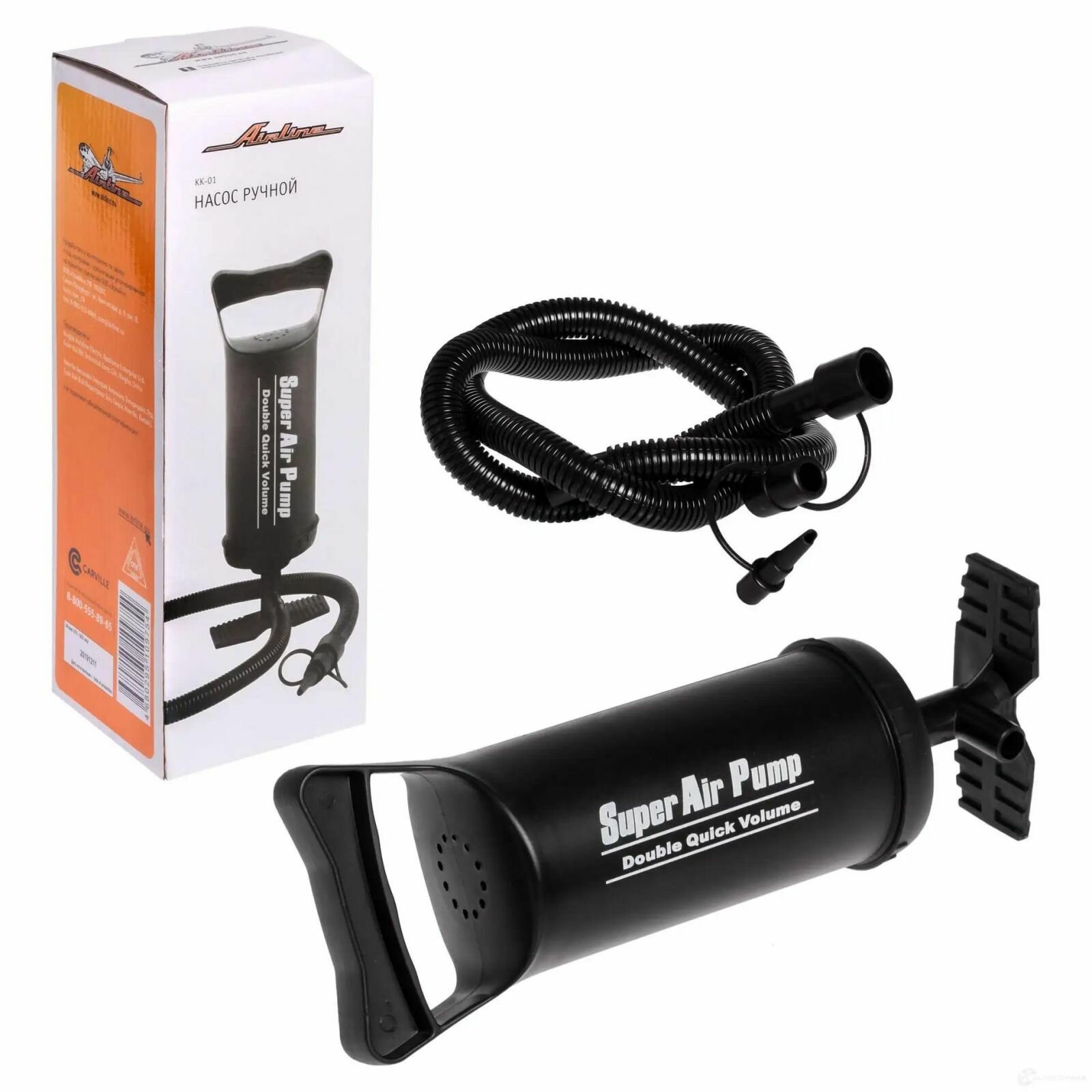Насос ручной AIRLINE KK-01 для матраса, 2 л