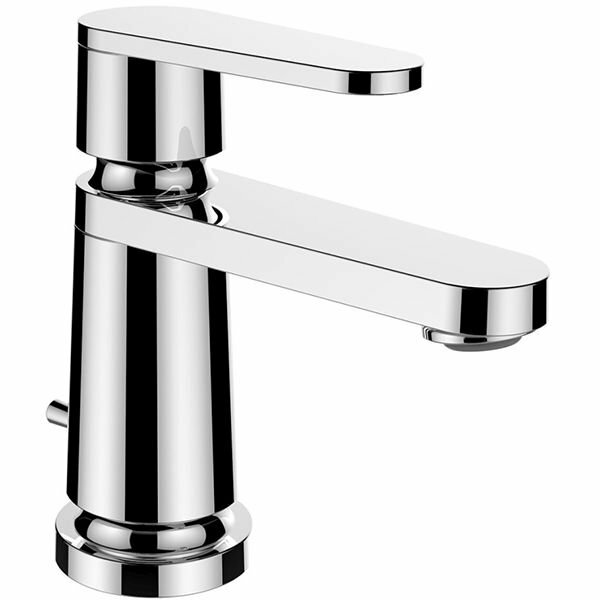 Смеситель Laufen New Classic для раковины, на 1 отверстие, излив: 10.5 см, с донным клапаном, цвет: хром HF900501100000