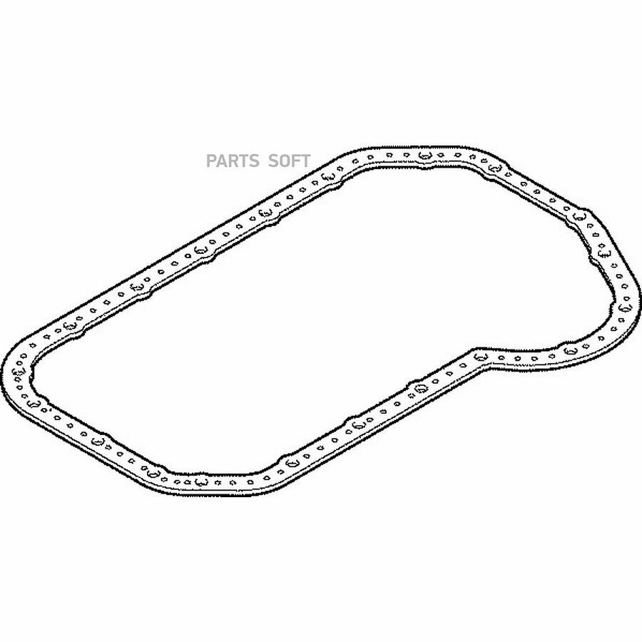 Прокладка поддона картон технический от официального дистрибьютора, ELRING, артикул 495620