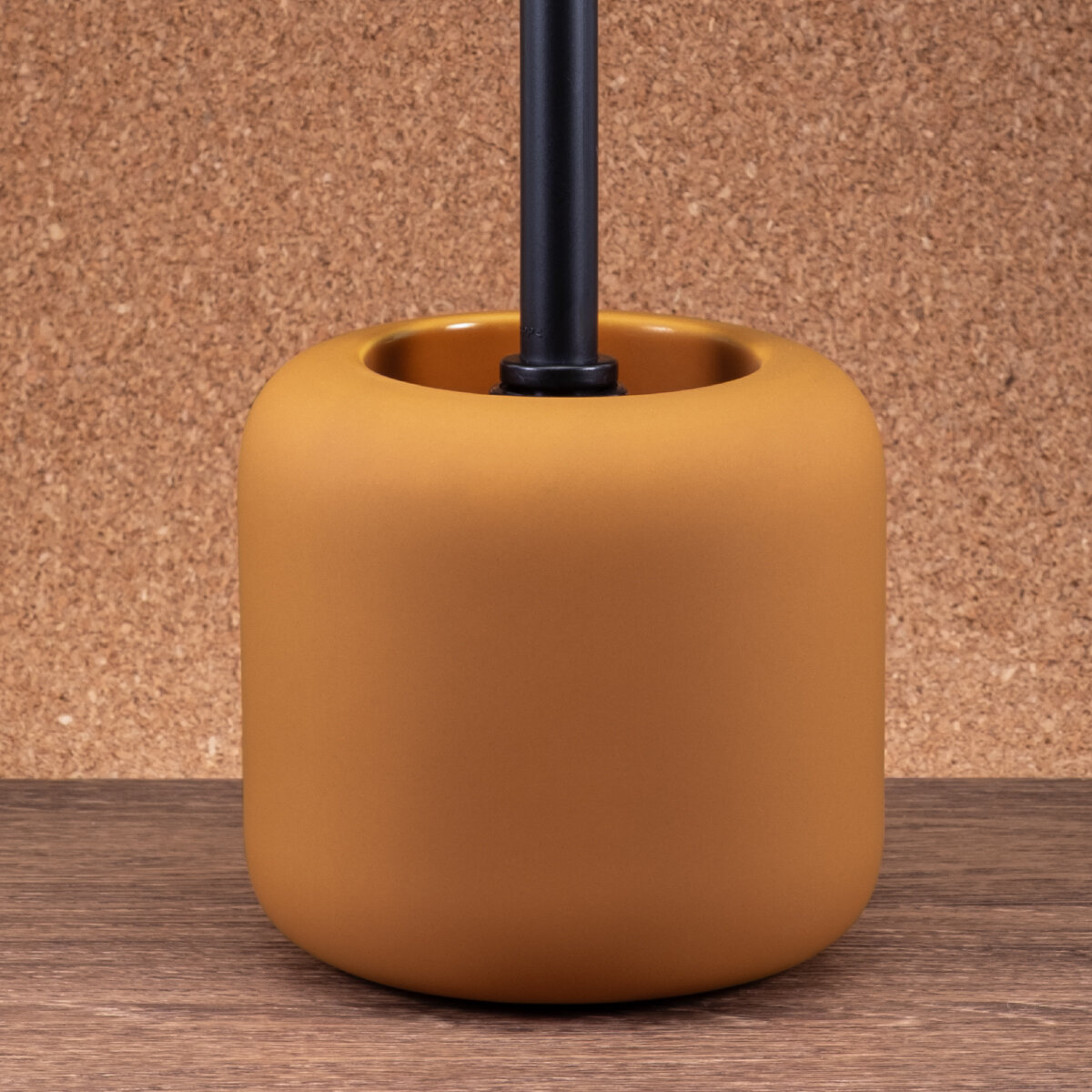 Eршик для унитаза напольный, керамический с подставкой Terapy оранжевый