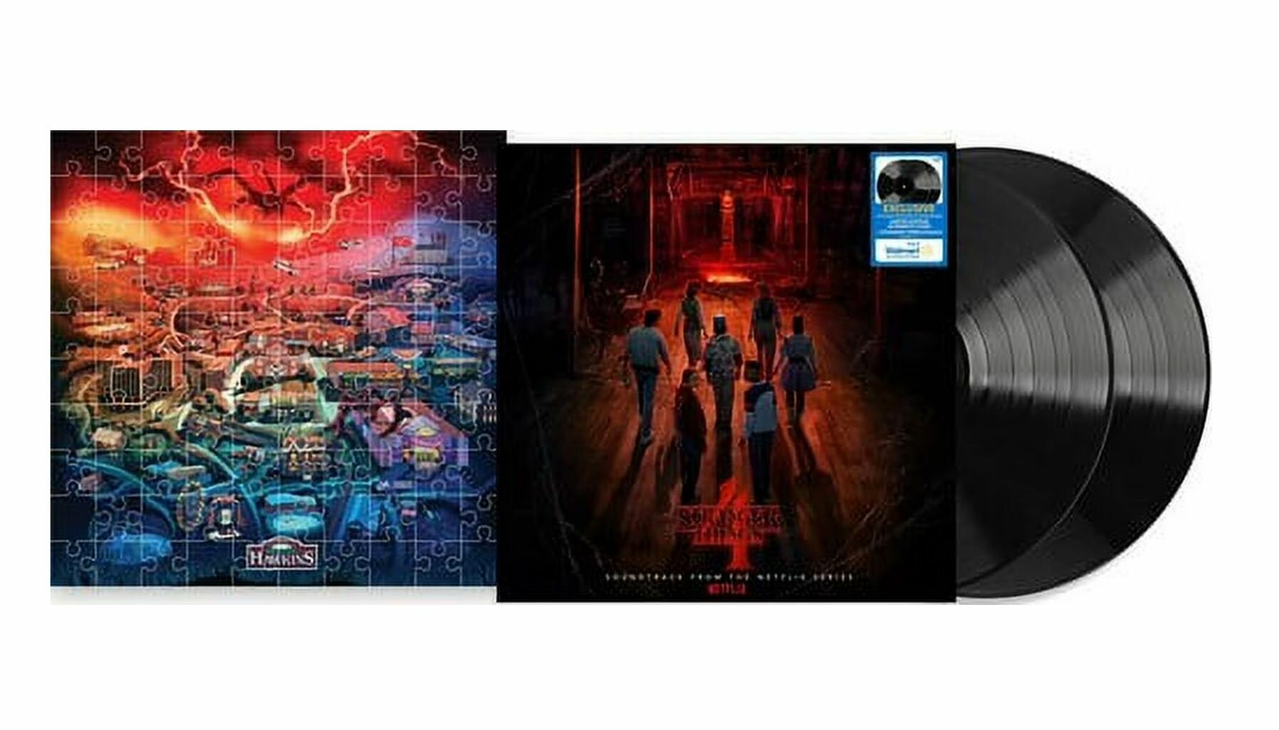 Очень Странные Дела: Сезон 4 Songs OST (Puzzle & Alternate Artwork USA Limited Soundtrack) Редкая Виниловая Пластинка из США + Пазл, Саундтрек Stranger Things Season 4: Kate Bush, Metallica и др.
