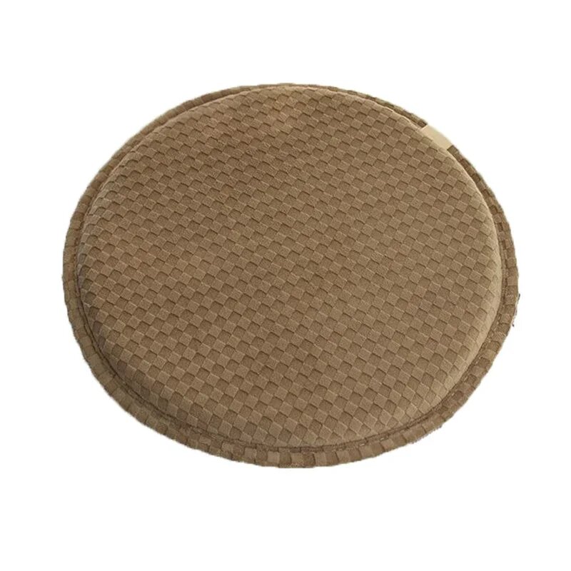 Круглая махровая подушка для стула 30-50 см 40x3cm-1pc, Camel