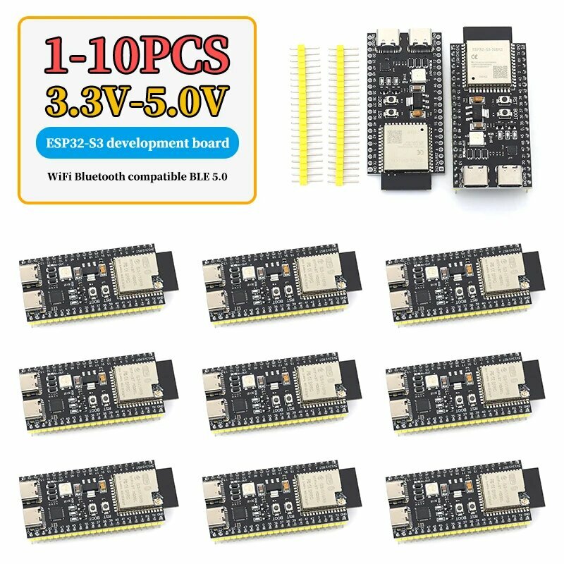 ESP32-S3-DevKitC-1 плата разработки 5Pcs, N16R8 solderless — фото 1