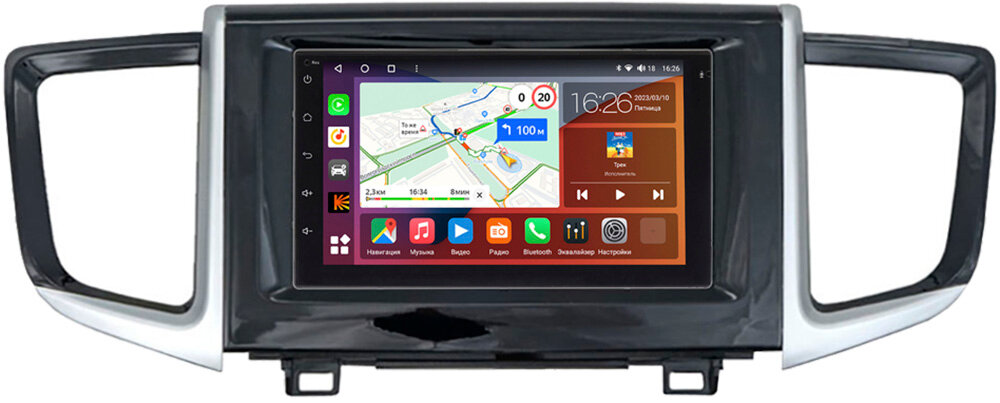 Штатная магнитола Honda Pilot III 2015-2022 Canbox Logic-i3 5731-RP-11-652-273 Android 13 (4G-SIM, 6/128, DSP, QLed, 360)