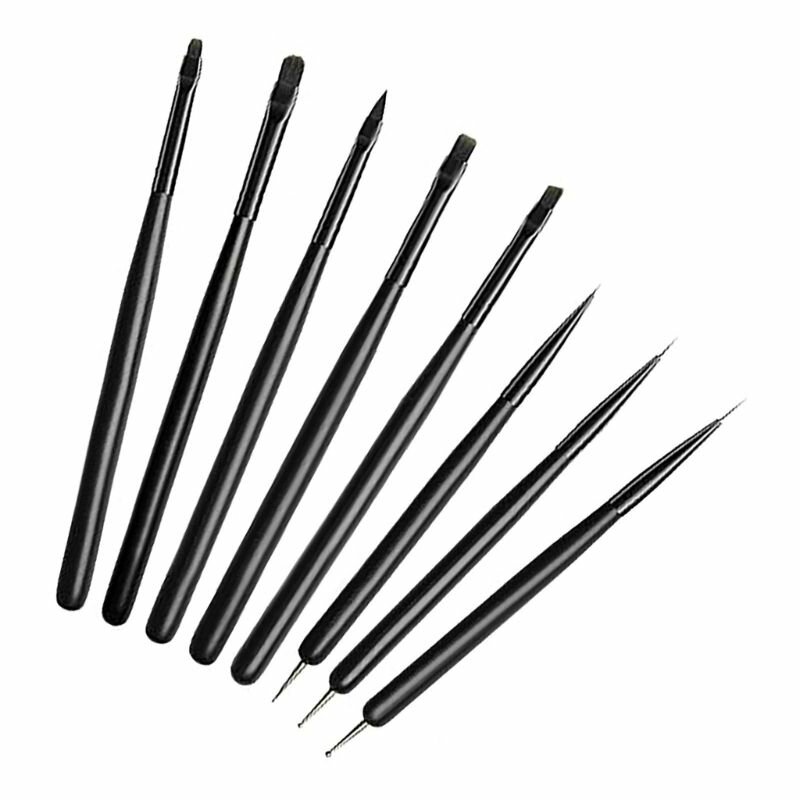 8 шт. / комплект, набор кисточек для ногтей