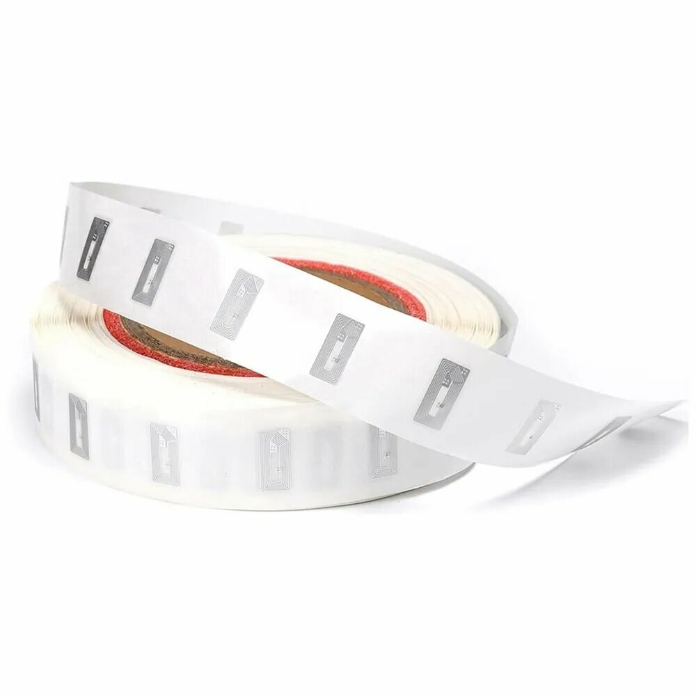 100 шт. NFC-меток, наклеек с чипом NTAG213, пустых наклеек, самоклеящихся этикеток, перезаписываемых RFID, 144 байта памяти