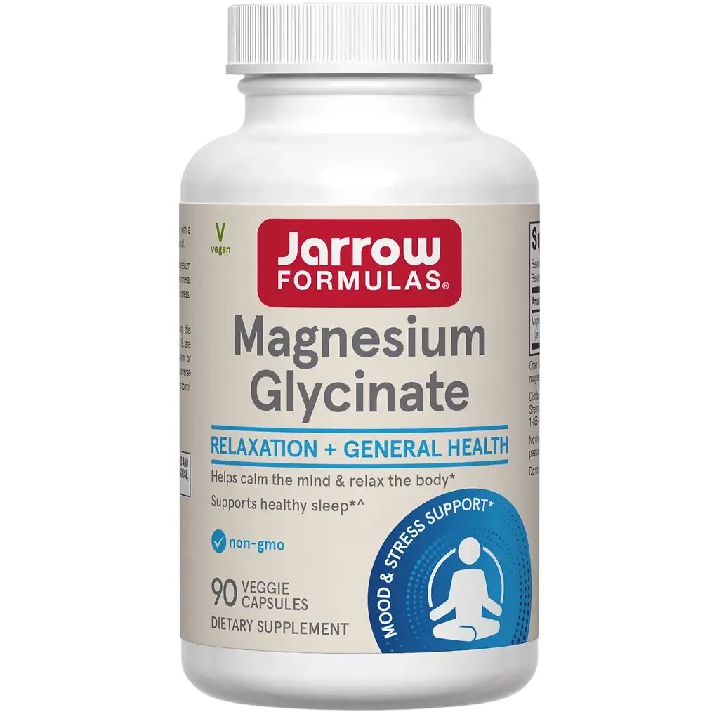 Jarrow Formulas Магнезиум глицинат/Magnesium Glycinate капсулы массой 1247,73 мг 90 шт