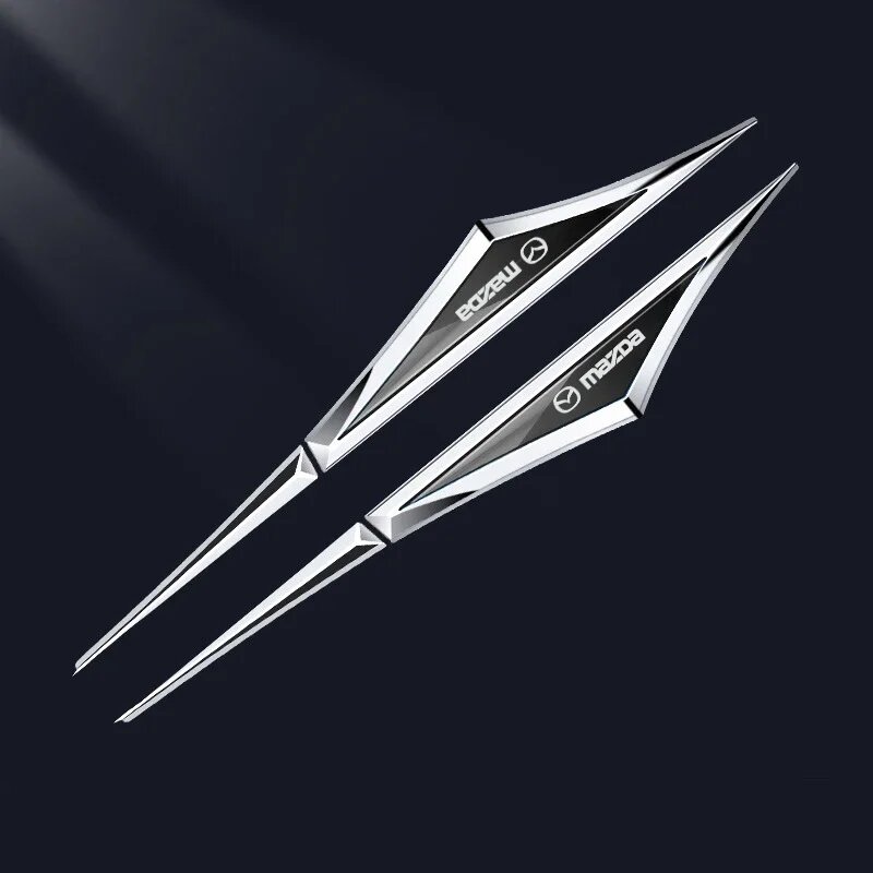 2 шт. для Mazda CX5 CX7 CX4 CX9 CX3 RX8 RX7 MX3 Axela Atenza MX5 MX7 323 626 значок на боковую часть автомобиля, наклейка на крыло, украшение