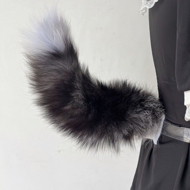 Управляемый дистанционно трехступенчатый электрический хвост аниме ручной работы для косплея, большой хвост лиса, реквизит, хвост зверя с электрическим дистанционным управлением