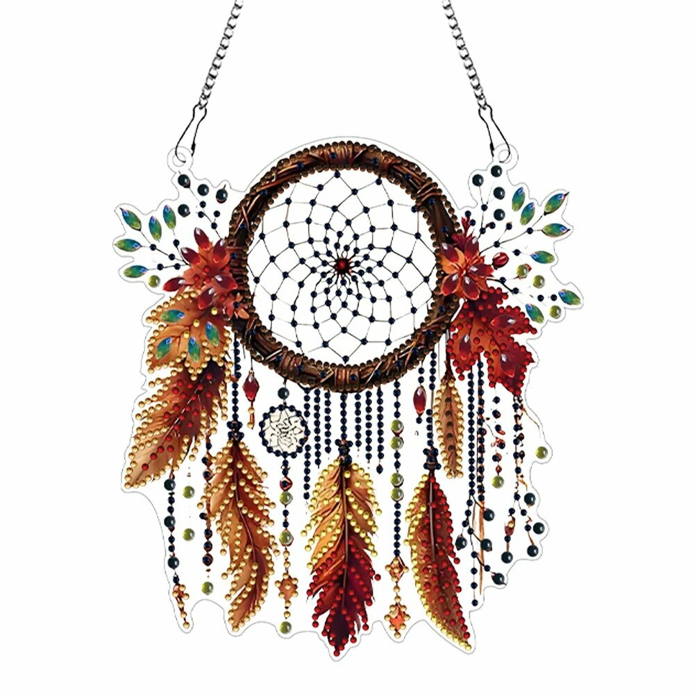 Алмазная картина подвеска Рождество горошек M062