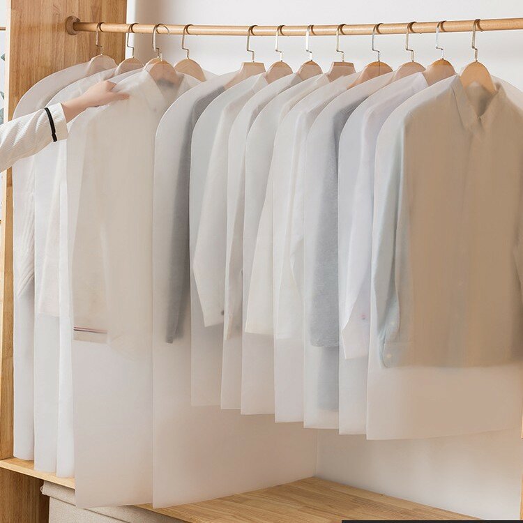 Одежда пылезащитный чехол для домашнего водонепроницаемого прозрачного пальто для хранения одежды костюм вешалка сумка