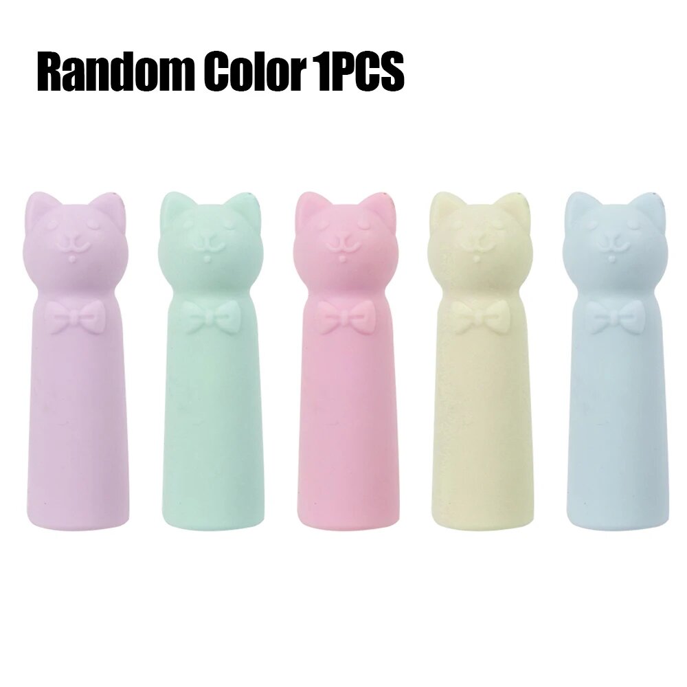 Ластиковая крышка для ручки в форме кота Random Color 1PCS