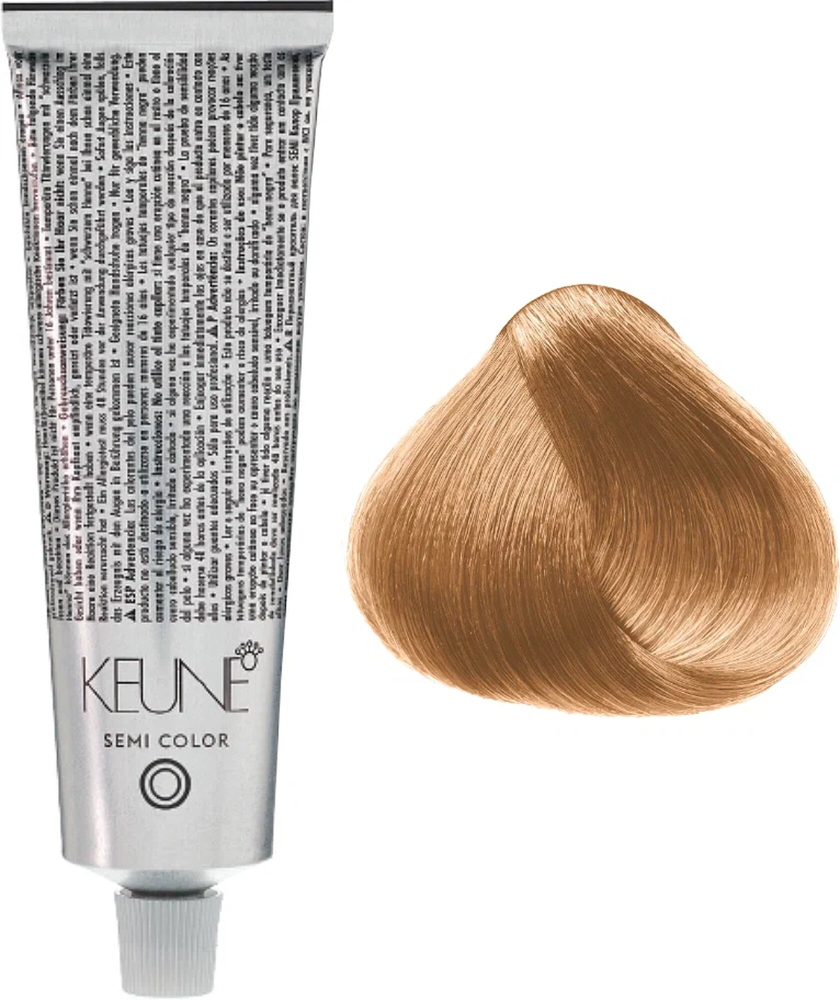 Краска для волос Keune Semi Color 8, светлый блондин, полуперманент, 60мл