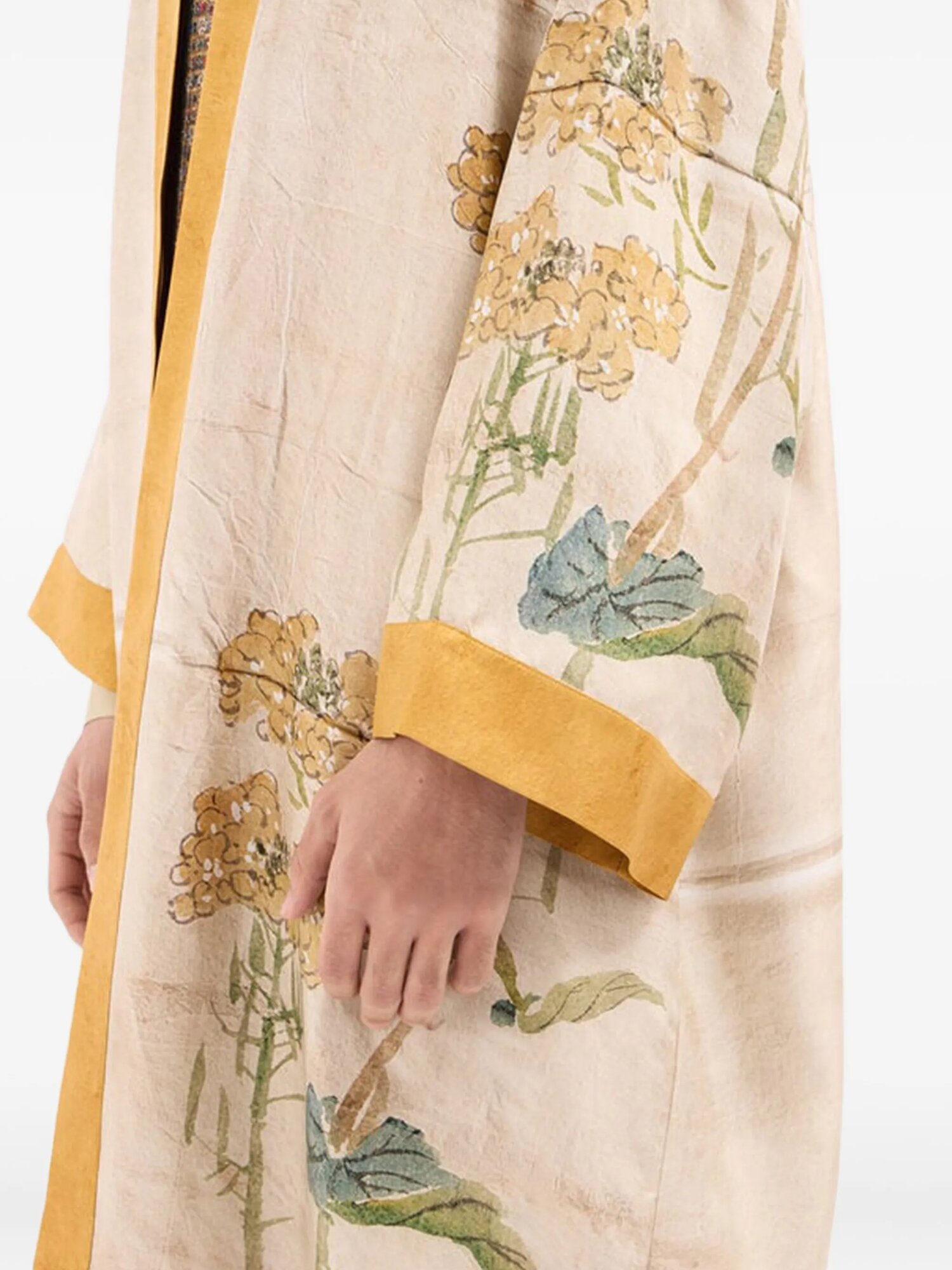 Пальто Pierre-Louis Mascia Floral-print coat, размер OneSize, разноцветный — фото 1