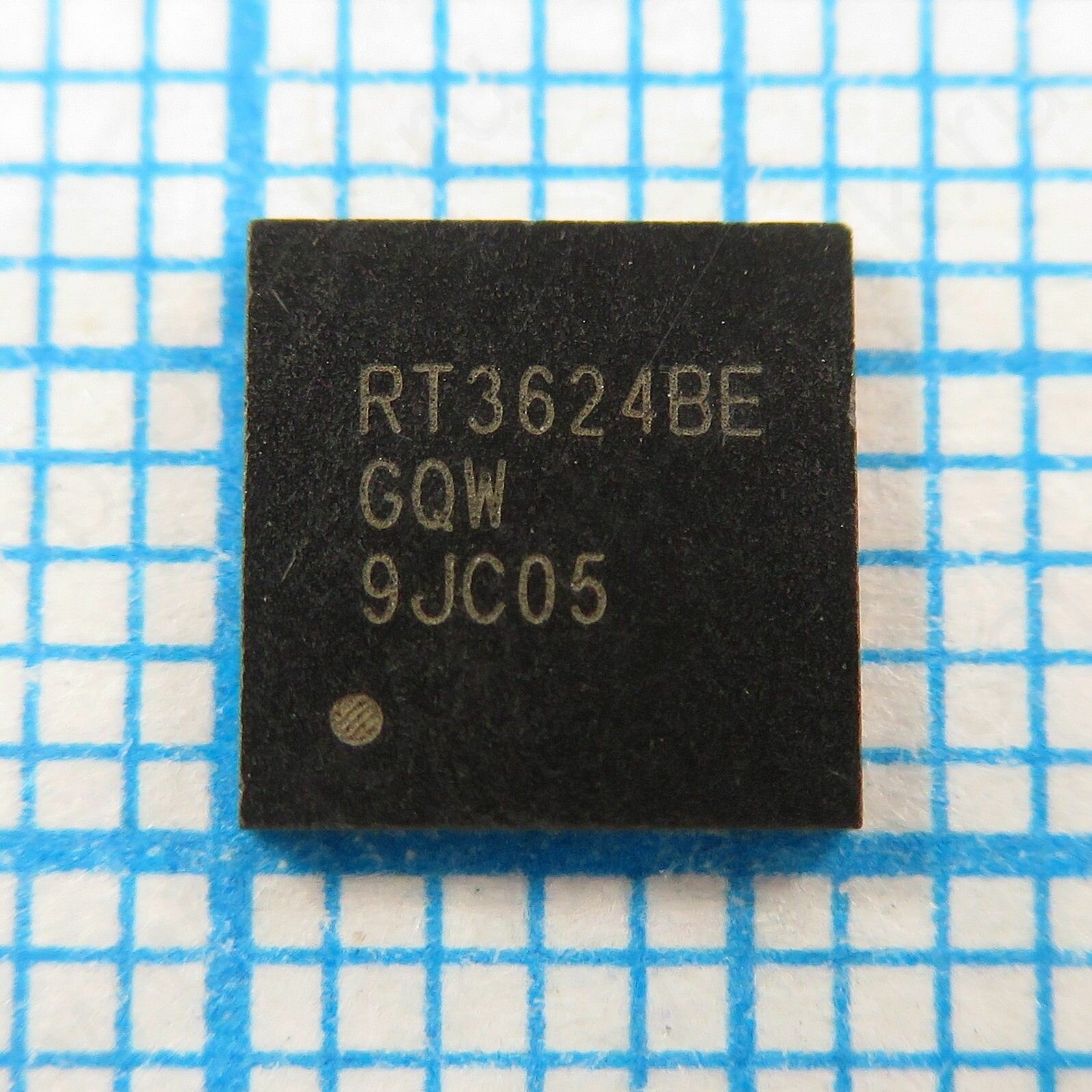 RT3624BE RT3624BEGQW - Двухканальный ШИМ-контроллер для питания ядра процессора IMVP9.1