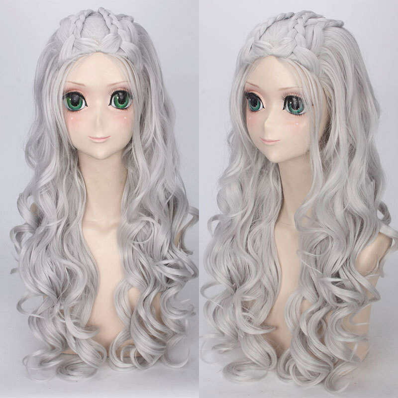 2026 Европейская и американская новая парик для косплея: Белая Королева Чудес, Алиса в Стране Чудес, Через Зеркало, Безумный Шляпник, Красная Королева