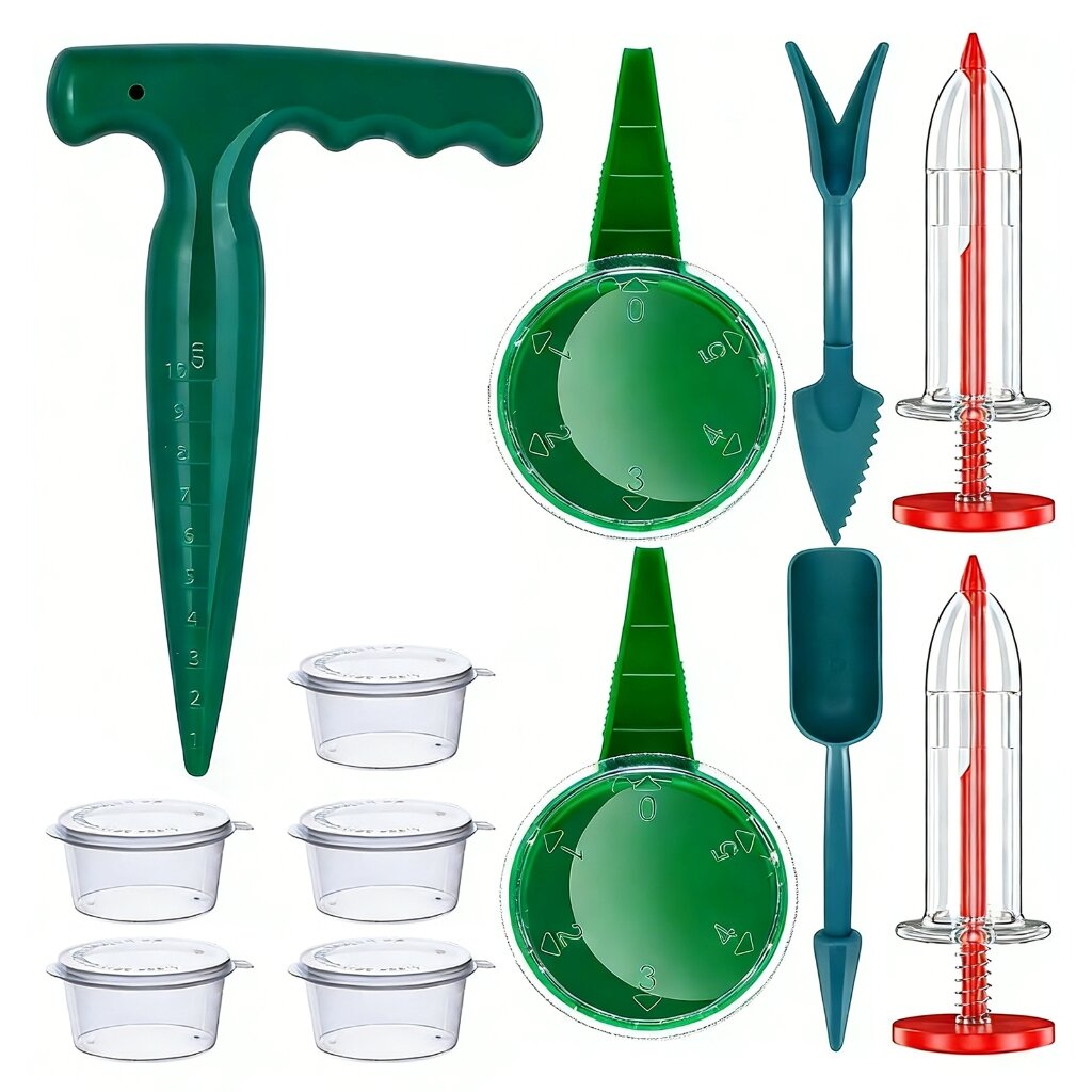 Удобный для Начинающих Инструмент - Мини-сеялка, Высевающий Аппарат, Дозатор Семян, Перфоратор С Заданной Глубиной Высева