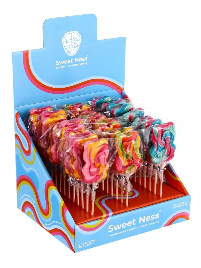Леденец фигурная Sweet Ness Мишки и кролики, 30 г, 36 шт.