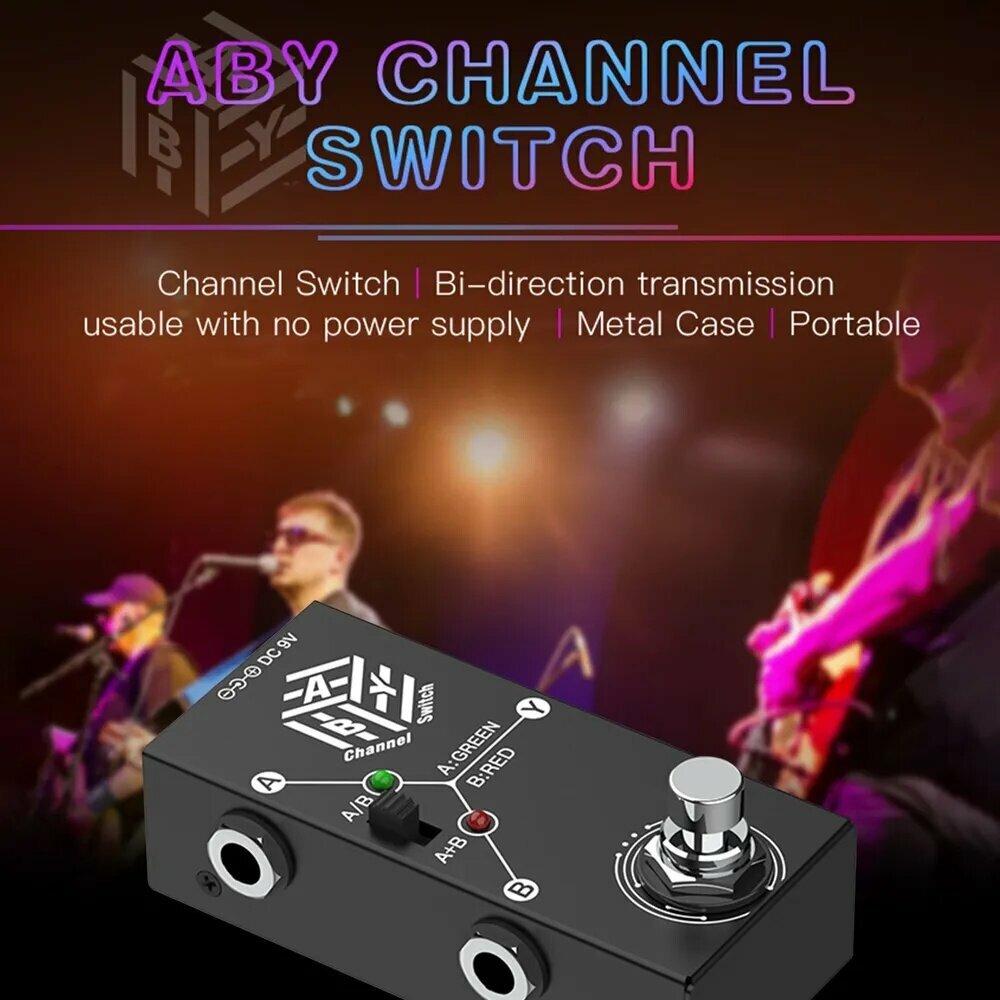 Гитарные педали ABY Box Line Selector AB Switch Mini Guitar — фото 1