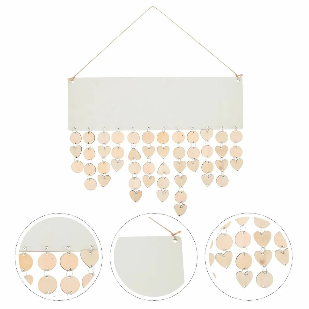 Деревянная доска с напоминанием о днях рождения для настенного декора