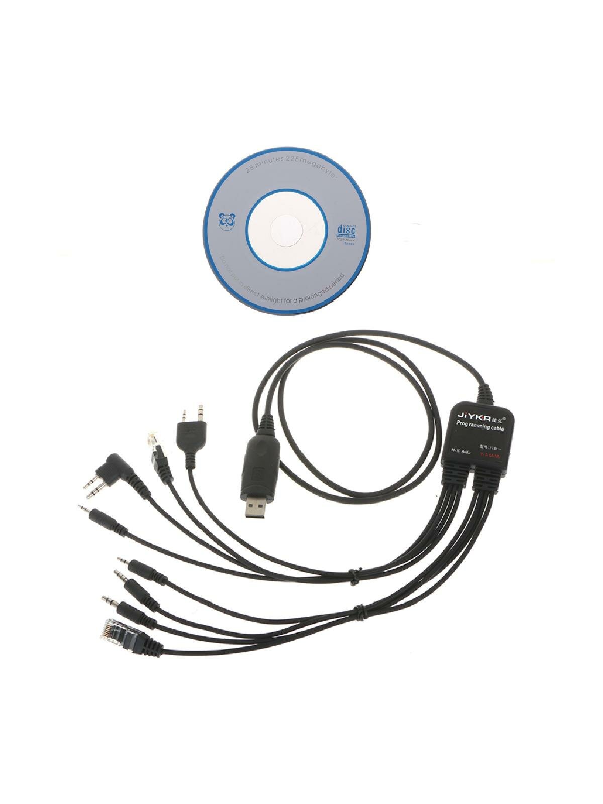 Кабель для программирования USB 8 in1 для Baofeng для Kenwood TYT QYT для для HYT