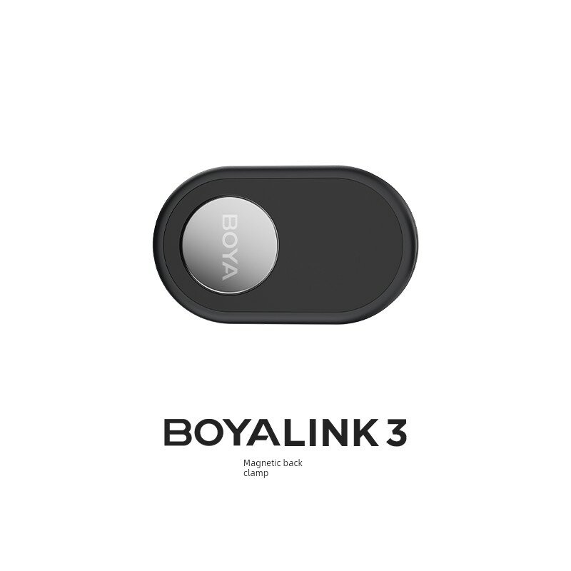 Беспроводной микрофон BOYALINK 3/BOYAMIC 2: передатчик, приемник, адаптер, кабель, аксессуары Магнитная задняя клипса