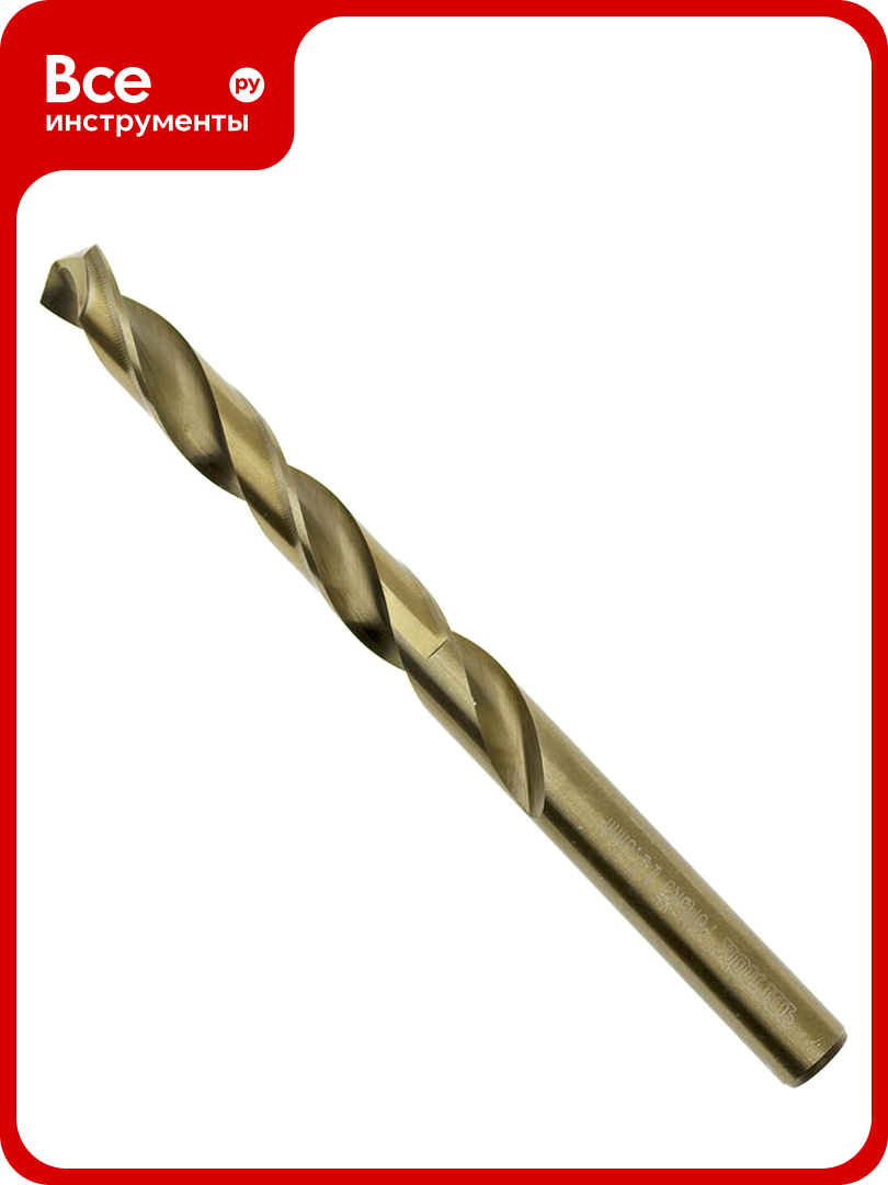 Сверло кобальтовое по металлу (11х142х94 мм; HSS-Co) чеглок 17-02-110