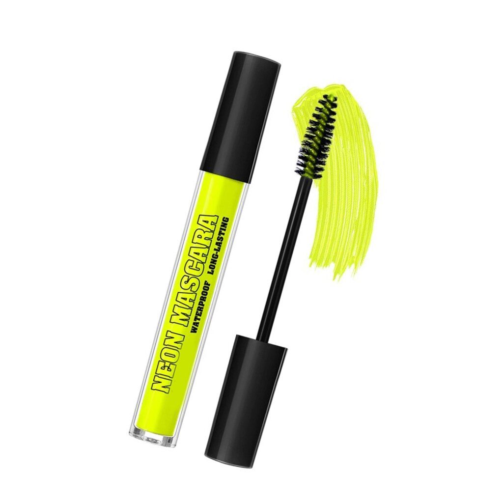 Водостойкая тушь для ресниц lakerain long curling, стойкая, не размазывающаяся -желтый