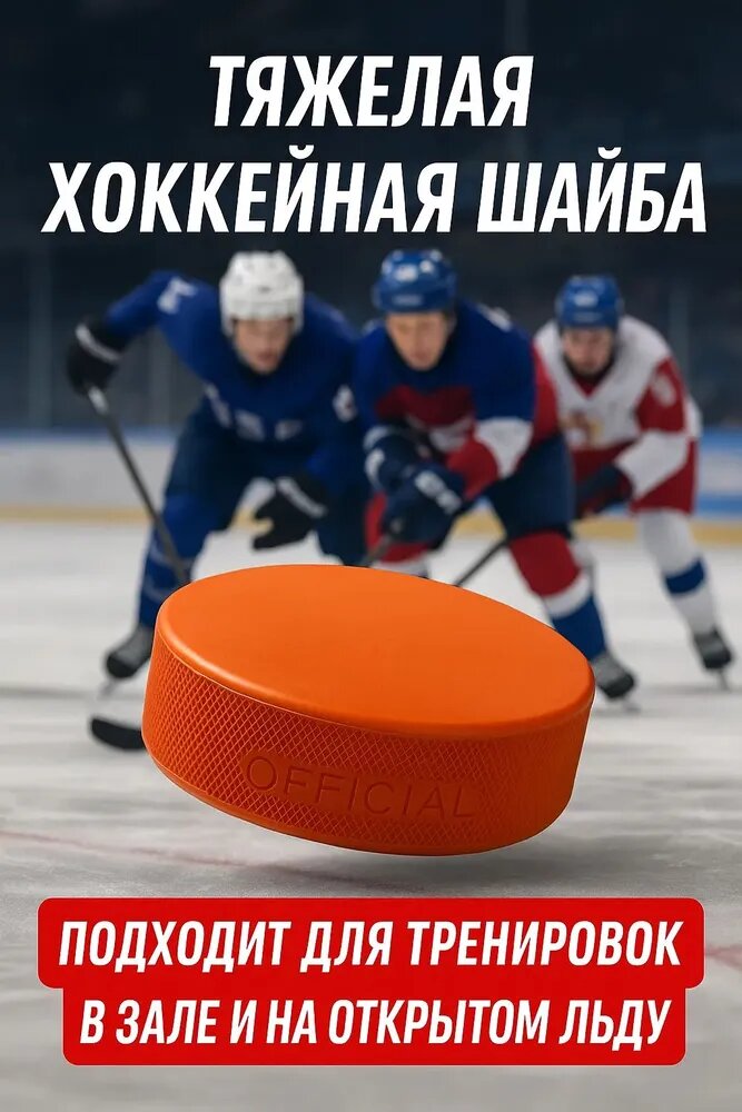 Шайба хоккейная, 1 шт