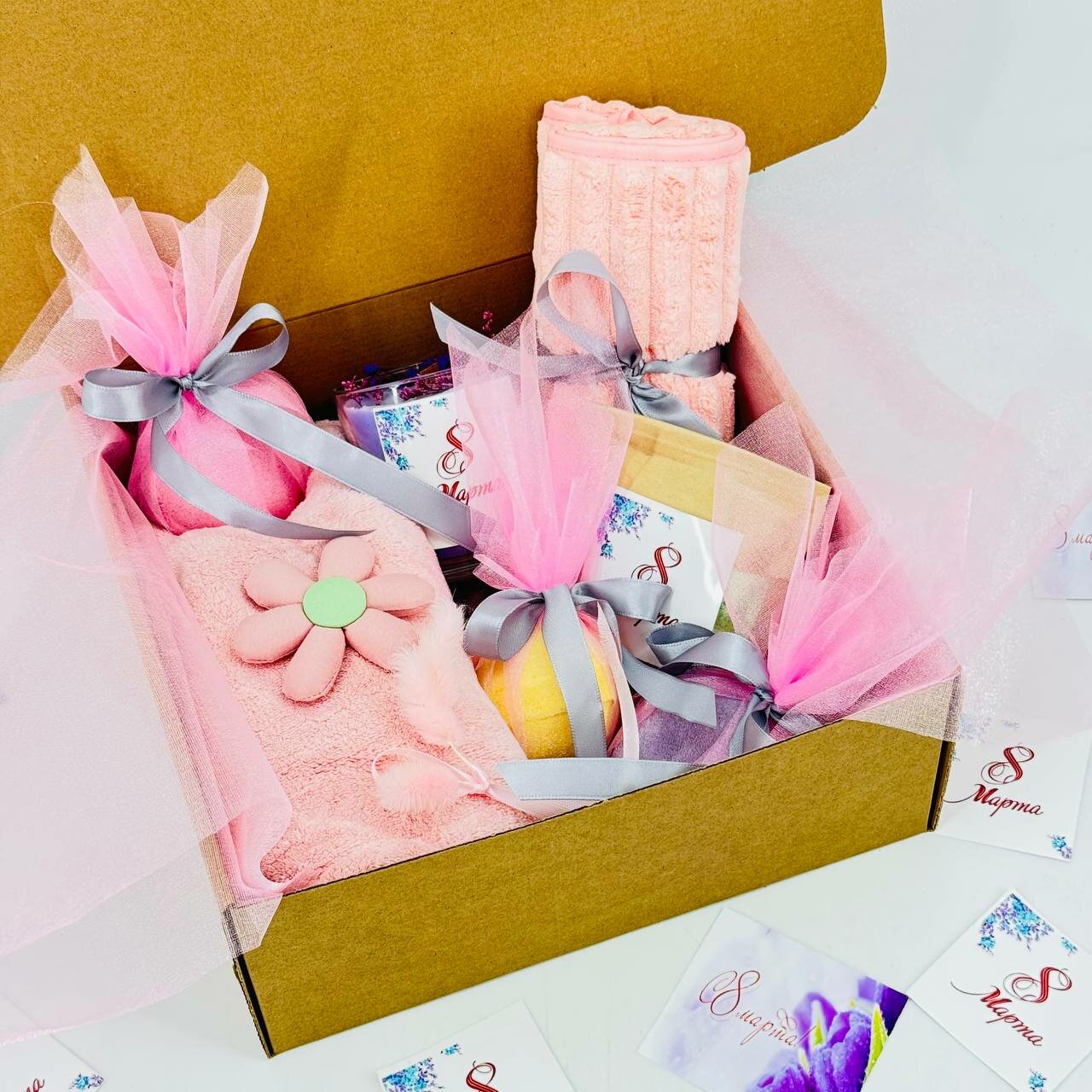 Подарок на 8 марта. Спа набор соль для ванны, свеча ручной работы. Подарок девушке, коллеге