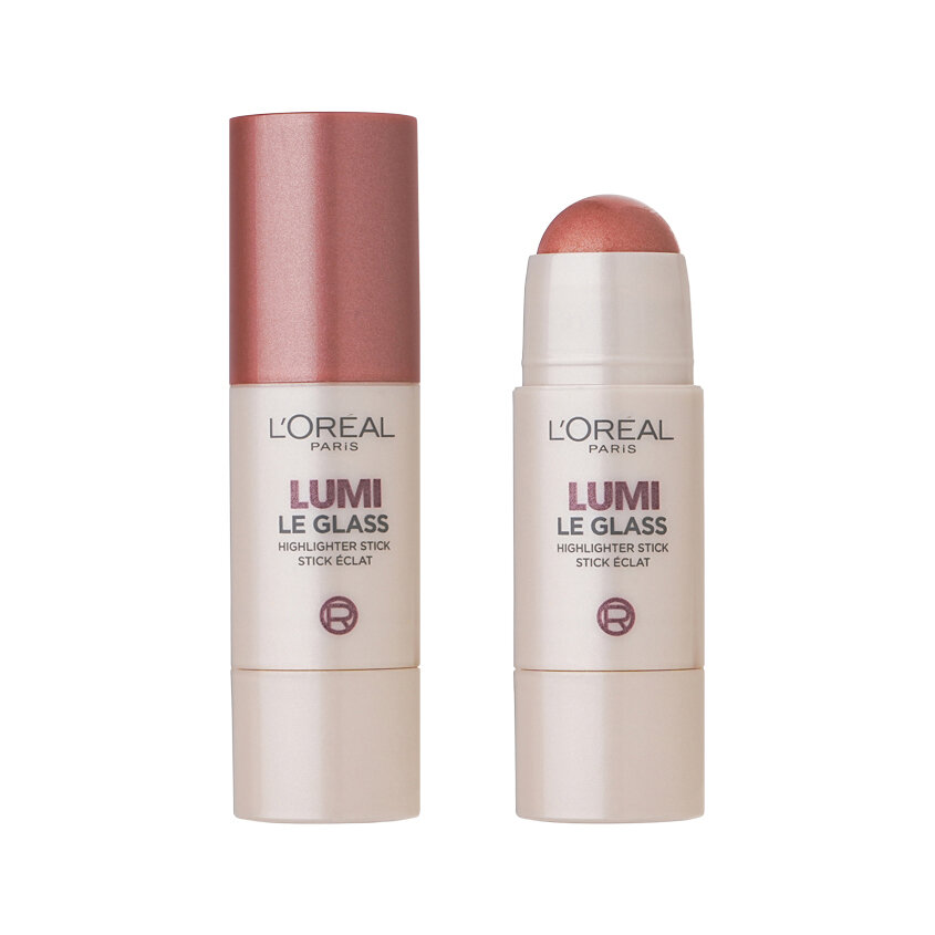 Хайлайтер-стик LOREAL LUMI Le Glass для сияния кожи тон 620 Glassy pink ballet