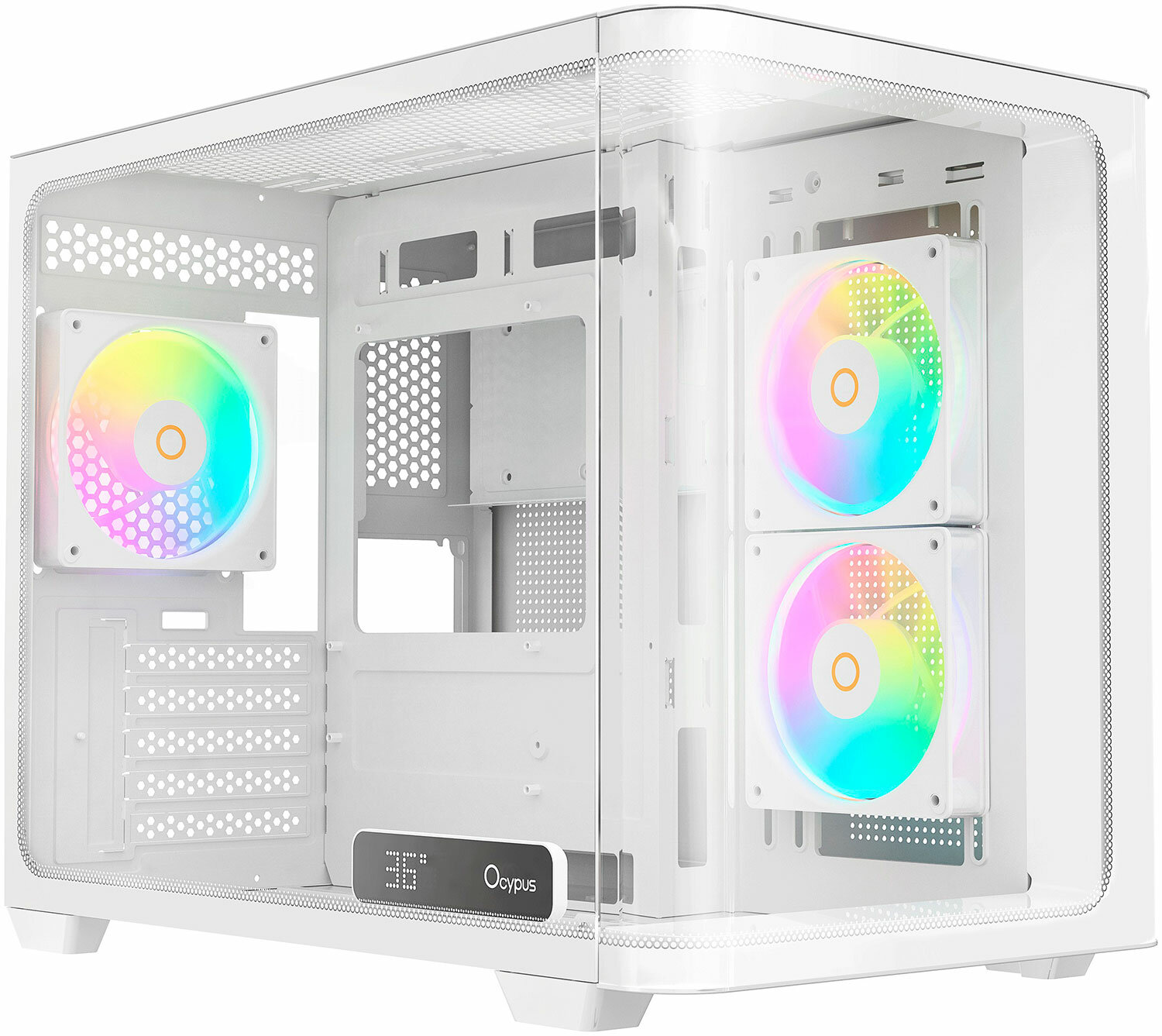 Компьютерный корпус Ocypus Iota C50 WH Curve ARGB Digital