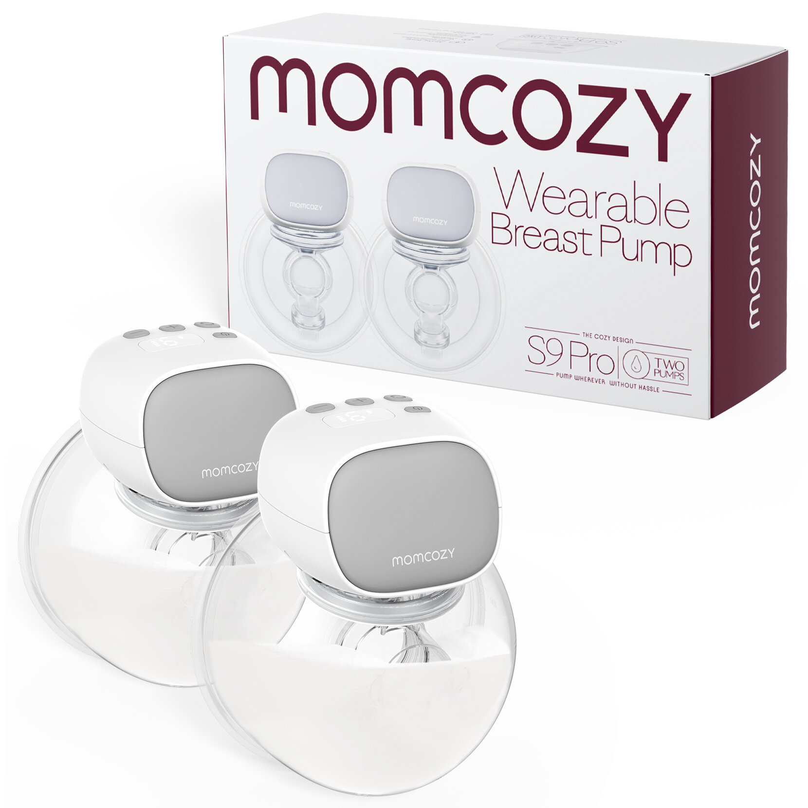 Молокоотсос Momcozy Мамкози S9 Pro элетрический беспроводной портативный 2 шт