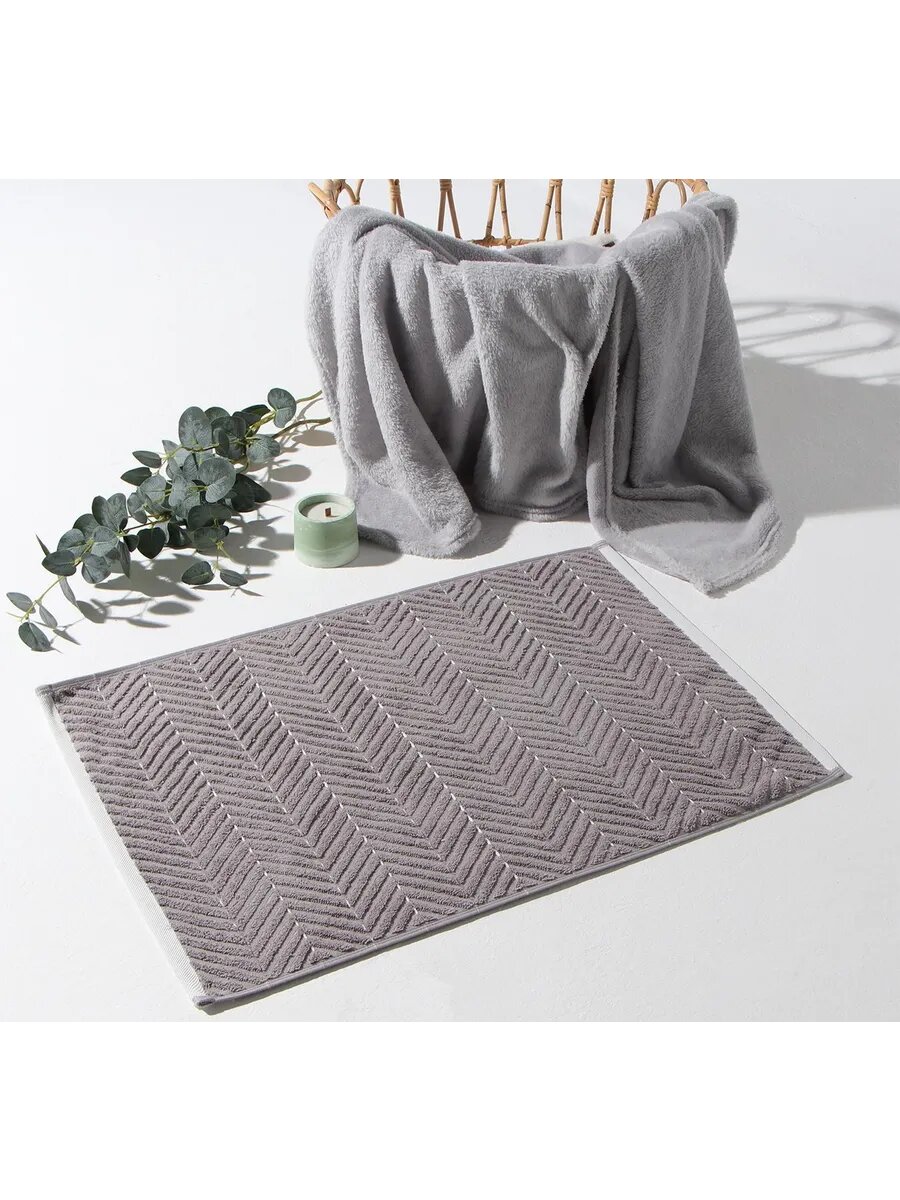 Коврик махровый 50х70 см для ванной и туалета