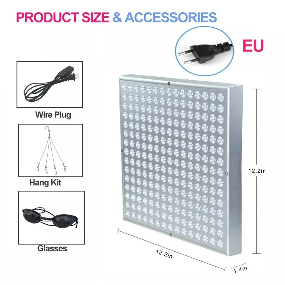 LED-панель светотерапии 45 Вт, EU Plug