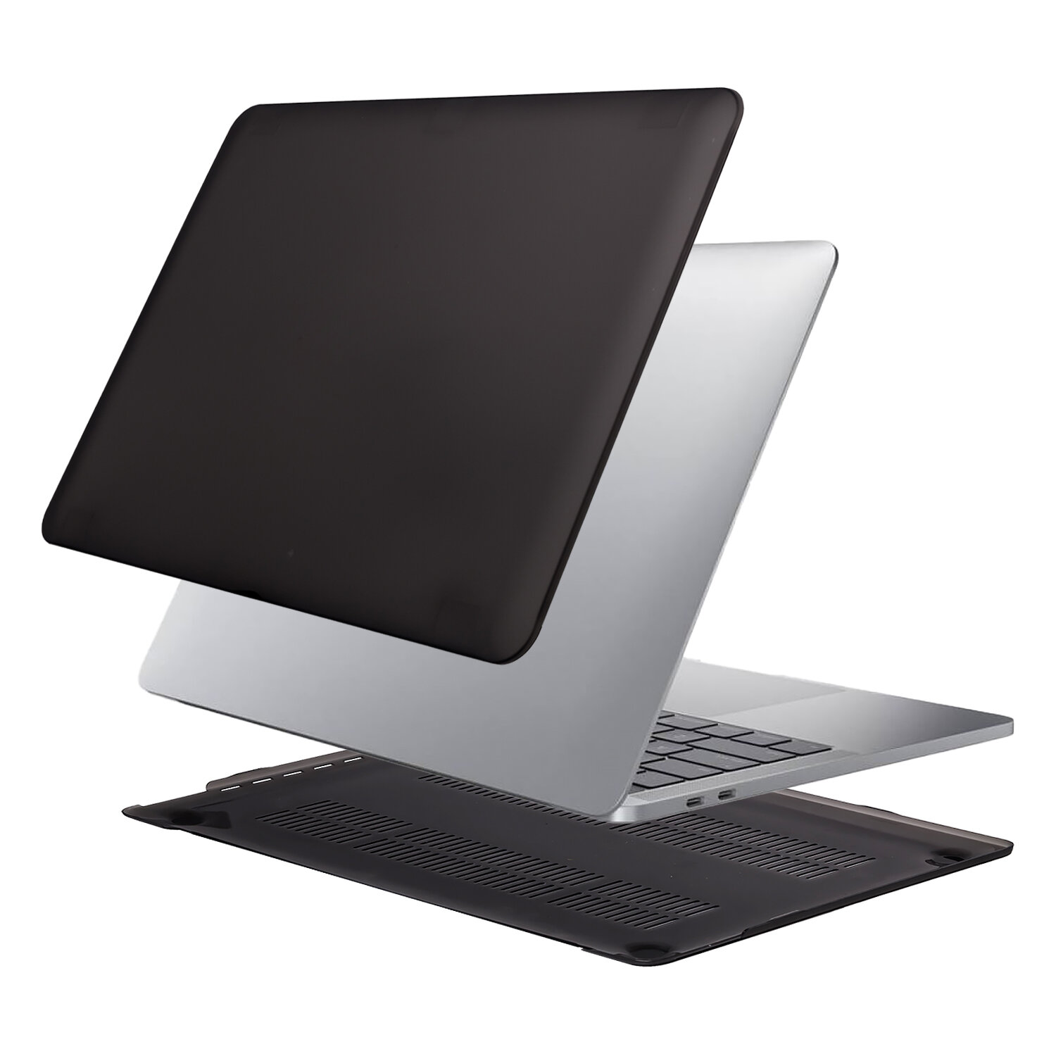 Чехол Mbook Pro 16 (2019) матовый черный (A2141)