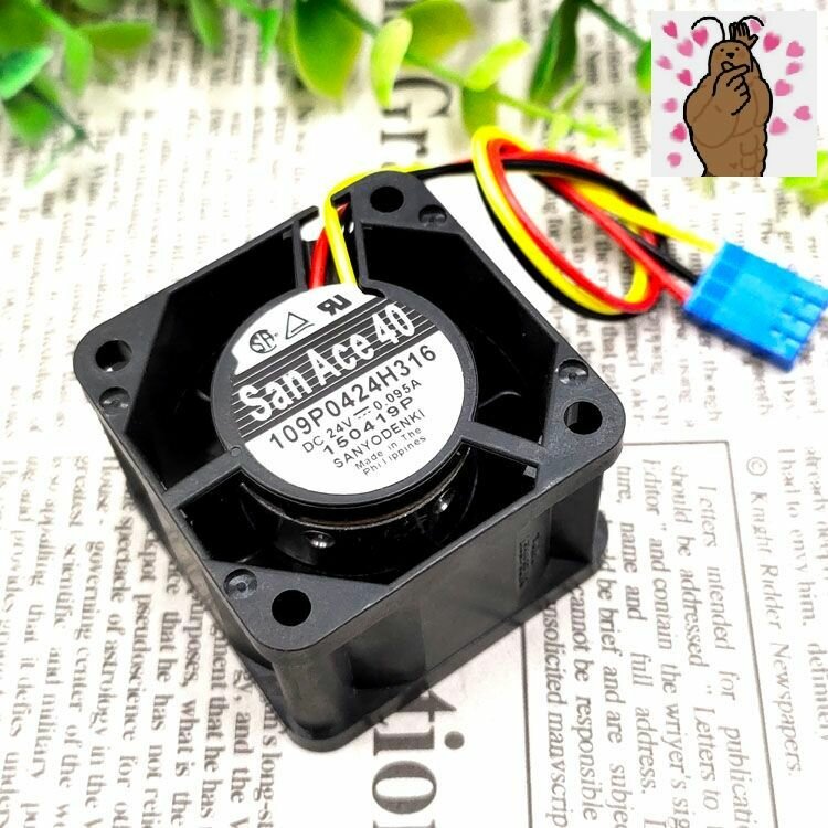 Вентилятор Системы NCK Sanyo 109P0424H316 840D San Ace 40 24V 0.095A