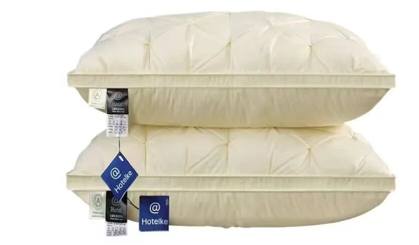 Miss Mari Home textile Подушка 50x70 см 1 шт микрогель Средняя жесткость гипоаллергенная, с эффектом памяти