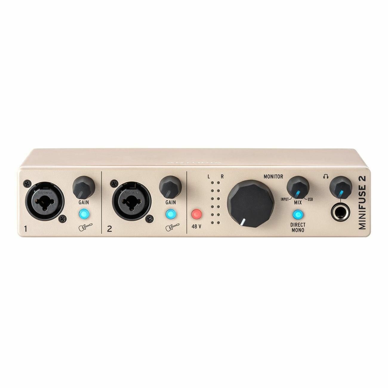 Внешняя звуковая карта Arturia MiniFuse 2 шампань