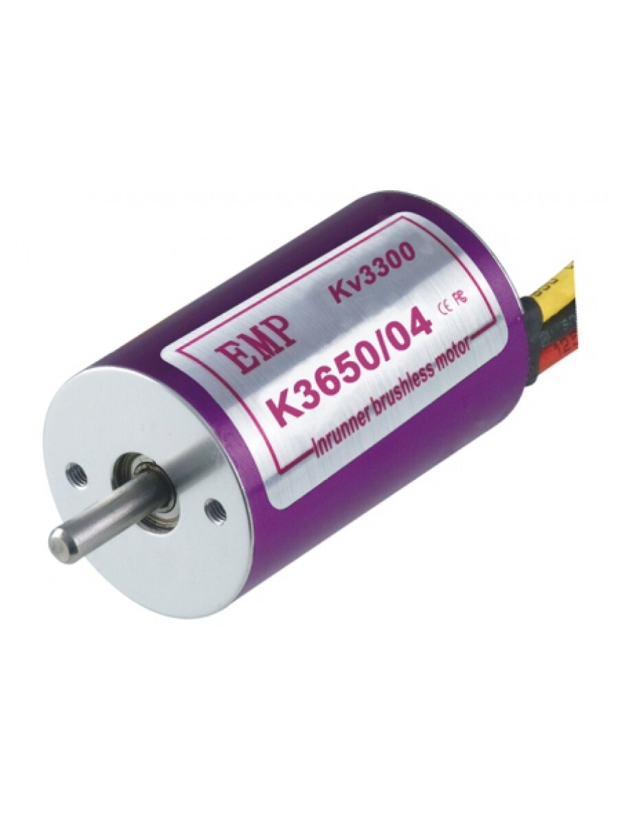 Электродвигатель EMP K3650/06 KV2300 для RC моделей 2300 об/мин