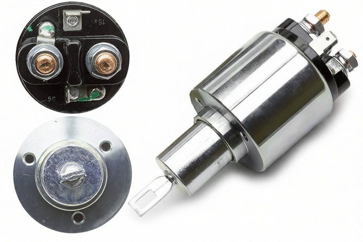 Реле втягивающее BOSCH unit CHEVROLET Aveo 03- OPEL Astra H 04- LADA Niva 00- PSS002 PATRON арт