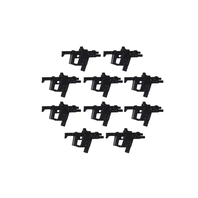 Черные военные строительные блоки BRICKPANDA B24-11-7-10PCS